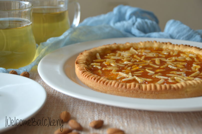 Jam tart, with quick oil shortcrust pastry - WelcomeBa(c)kery